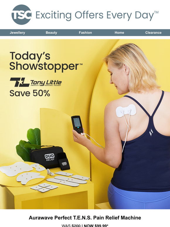 The Shopping Channel: Today’s Showstopper™ - Tony Little Aurawave ...