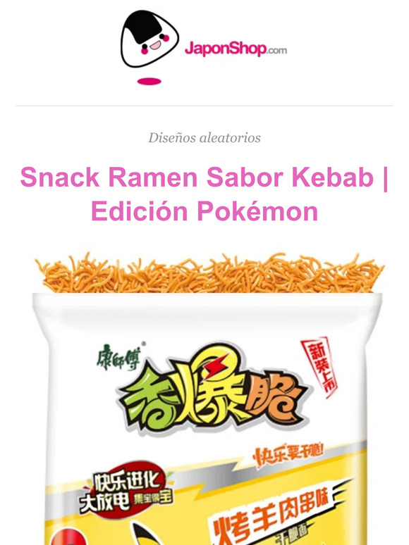 JaponShop: ¡NUEVO SNACK POKEMON SABOR KEBAB y KIMETSU NO YAIBA! | Milled