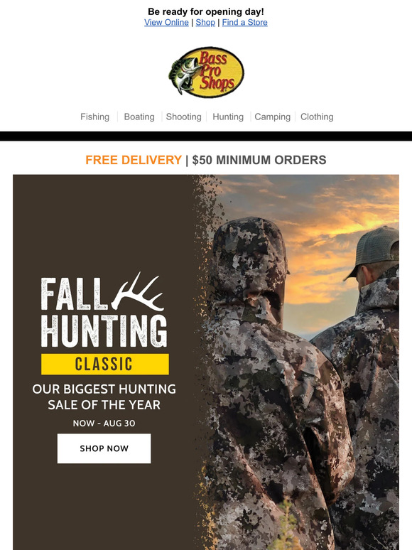 Bass Pro Shops: Save On Camo Clothing & Boots During The Fall Hunting ...