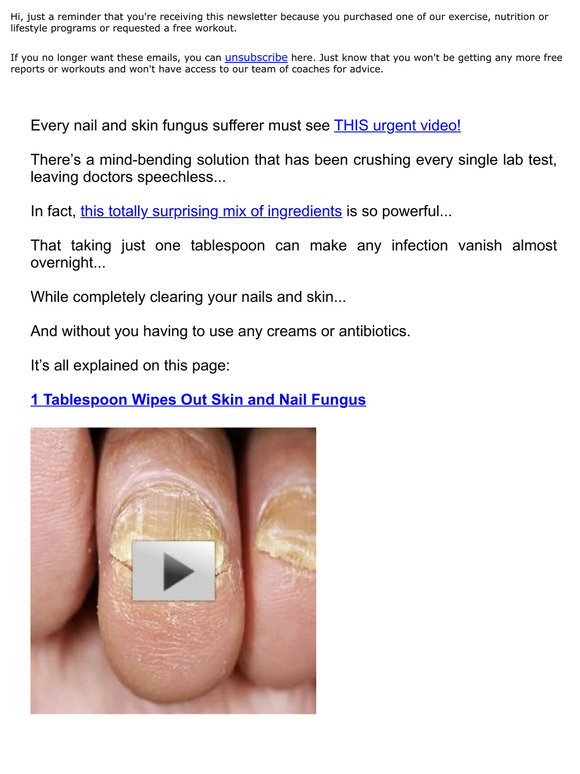 Critical Bench: 1 tbsp of THIS Wipes Out Nail and Skin Fungus FAST ...