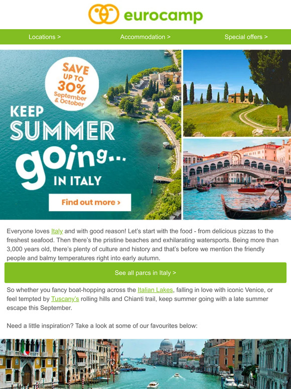 KeyCamp: Discover Italy’s two best-loved regions | Milled