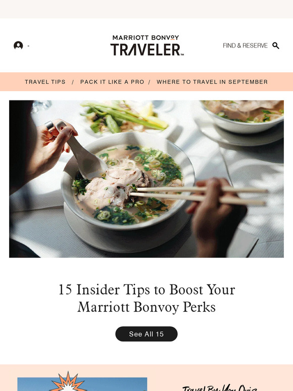 Marriott: —, Take Our Quiz To Reveal Your Personalized Trip Itinerary ...