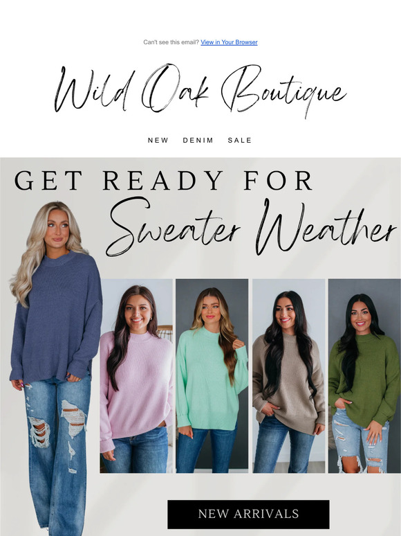Wild Oak Boutique: Current obsessions: Sweaters & Shackets 🍂 | Milled