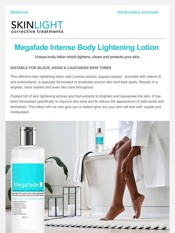 SkinLight: Best Selling Body Lightening Lotion - Megafade | Milled