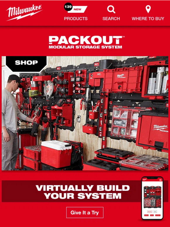Milwaukee Tool: 75+ PACKOUT™ Modular Storage Solutions | Milled