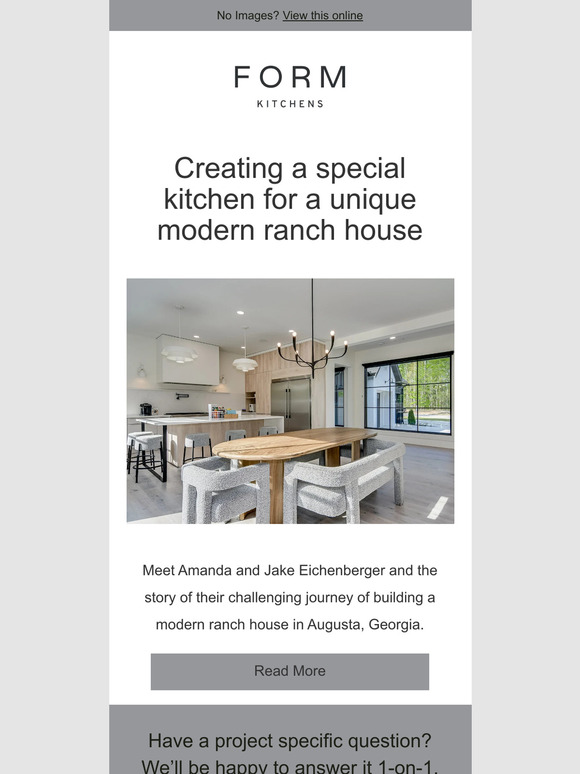 FORM Kitchens: A modern kitchen design for a modern ranch house | Milled