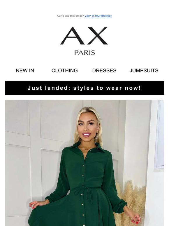 AX Paris: Just landed: styles to wear now! | Milled