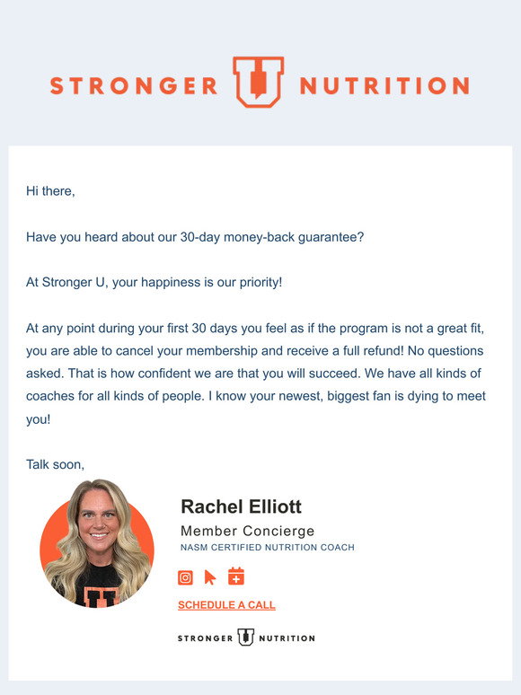 Stronger U Nutrition: 🎉Discover Happiness: 30-Day Money-Back Guarantee ...