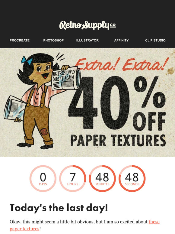 RetroSupply: Last chance for awesome textures | Milled