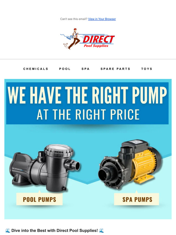 Direct Pool Supplies: 💦 Get a New Pool / Spa Pump Delivered to Your ...