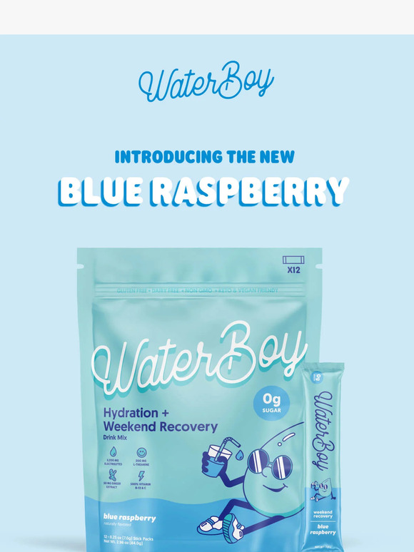 Waterboy: Introducing the New Blue Raspberry 💧 | Milled
