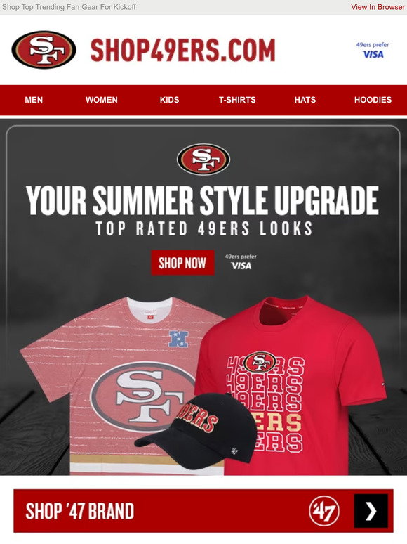San Francisco 49ers Team Shop: 49ers Styles To Build A Winning Look ...