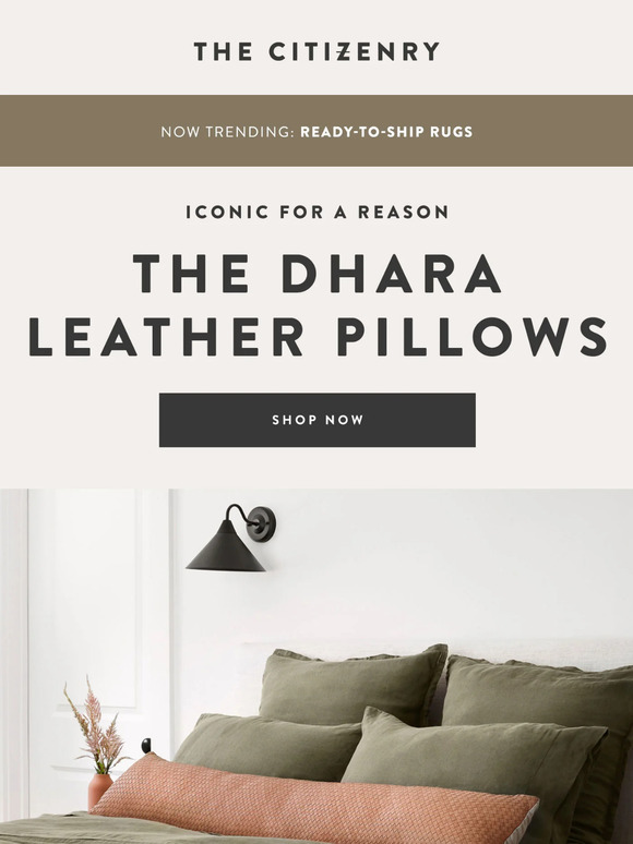 The Citizenry: Meet Your Go-To Pillow | Milled