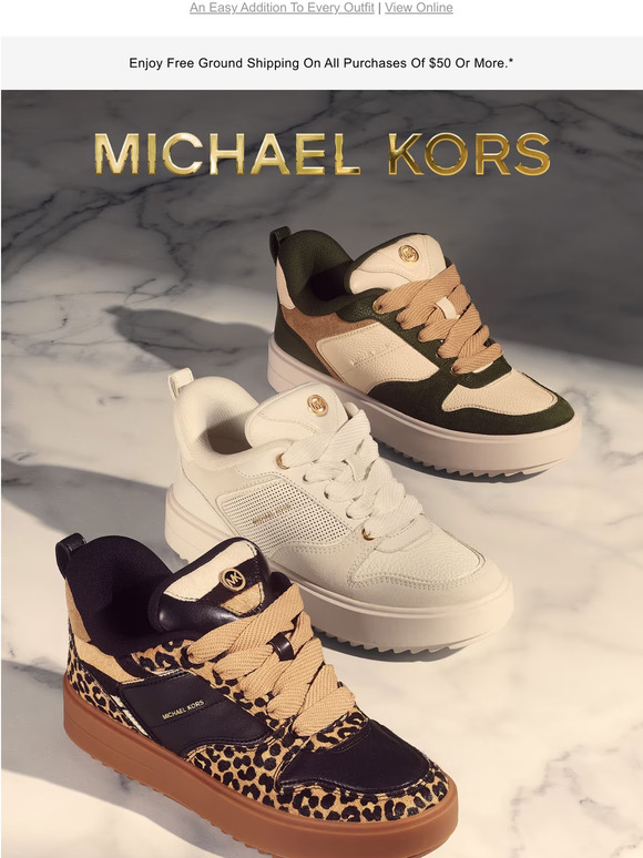 Michael Kors: New In Shoes: The Rumi Sneaker | Milled