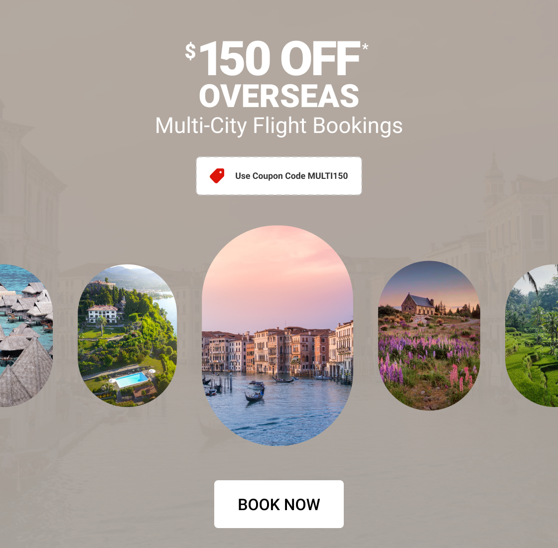 Webjet: $150 OFF* overseas Multi-City flight bookings! | Milled