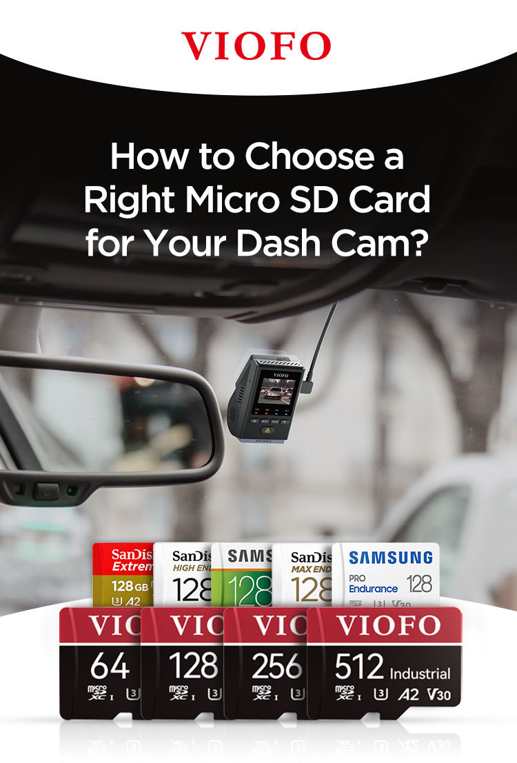 Viofo: How to Choose a Right Micro SD Card for Your Dash Cam? | Milled