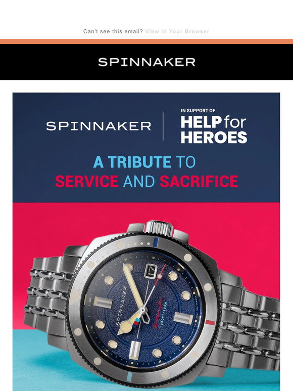 Spinnaker Watches: Introducing the Hull Commander Help For Heroes ...