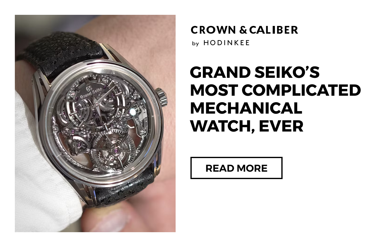 Crown & Caliber: Grand Seiko's Most Complicated Mechanical Watch + $500 Off | Milled