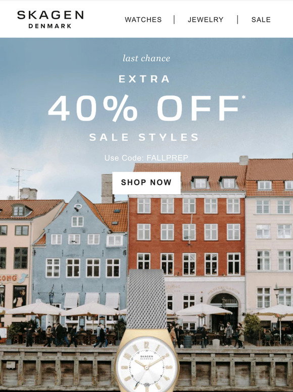 Skagen: your secret code expires tonight | Milled
