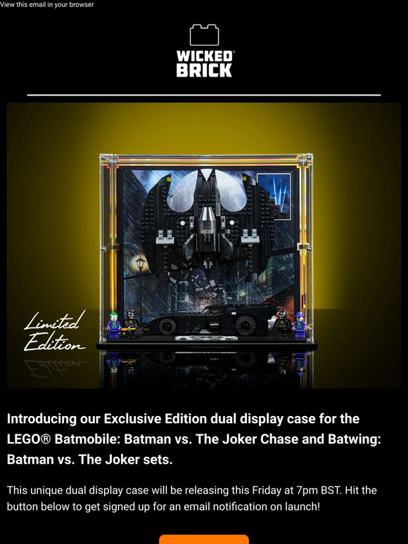 Wicked Brick: Limited Edition Batman display fully revealed 🦇 | Milled