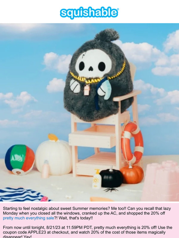 Squishable: It's the Final Hours of the Huge Back-to-School Sale! ️ ...