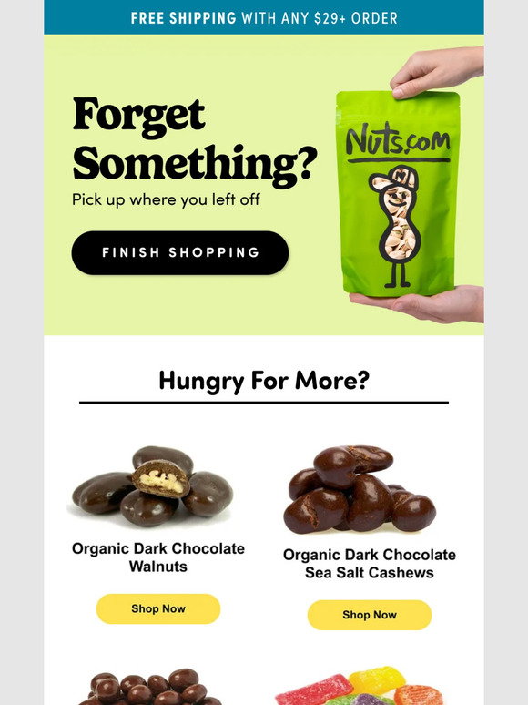 Nuts.com: Whatcha Waiting For? | Milled