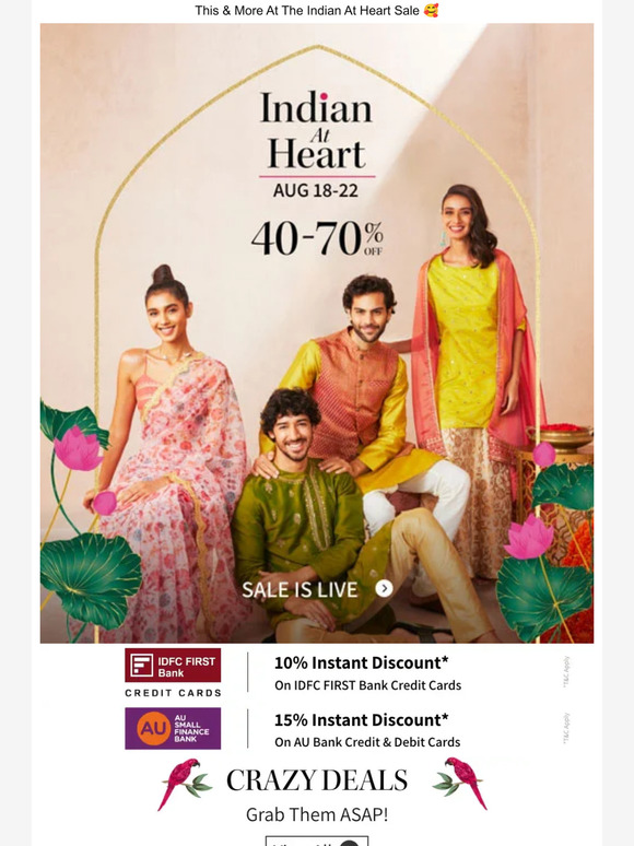 Myntra: 40-70% Off Styles You Love 🤩 | Milled