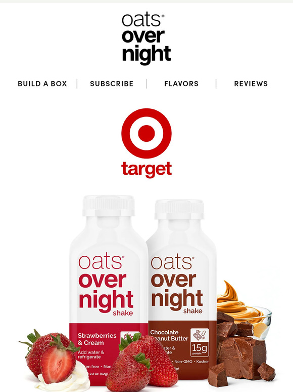 Oats Overnight: We just launched at Target. | Milled