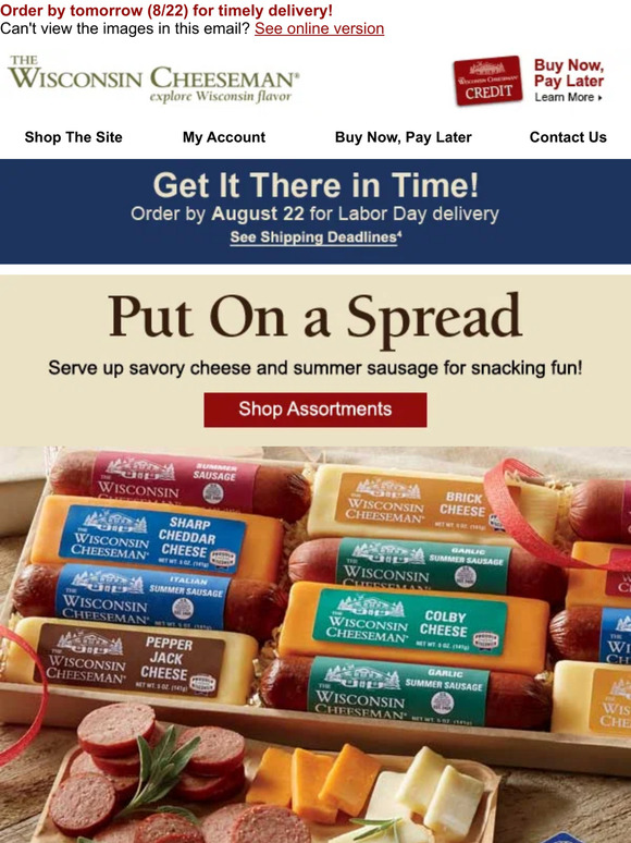 Wisconsin Cheeseman: Wow the Crowd for Labor Day Weekend | Milled