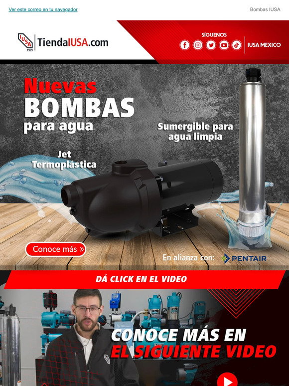 IUSA: 📣Conoce las nuevas bombas para agua IUSA | Milled