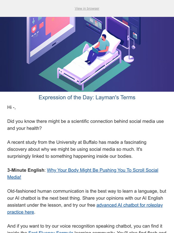 Deep English: 3-Min English: Why Your Body Might Be Pushing You To ...