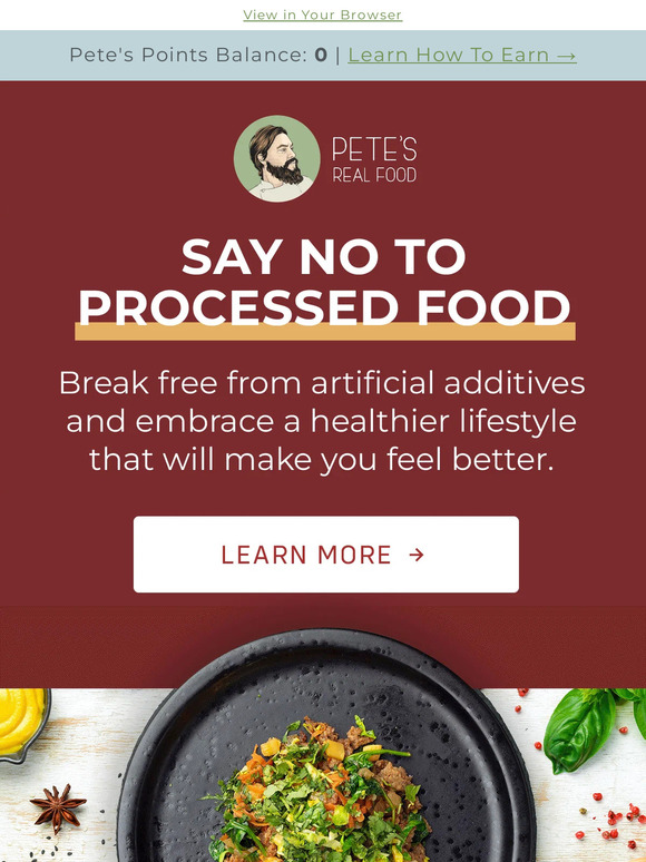 Pete’s Paleo Affiliate Program: Ditch processed foods 🙅 | Milled