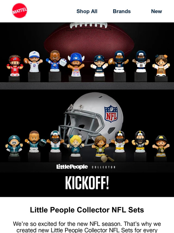 Mattel: NOW: Little People Collector NFL Sets! | Milled