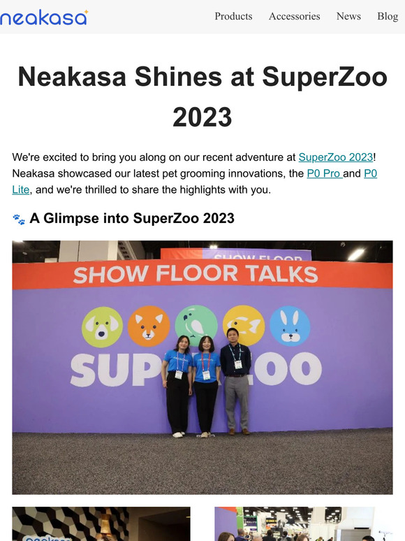 Neakasa: Dive into Neakasa SuperZoo 2023 Moments! 🐾 | Milled