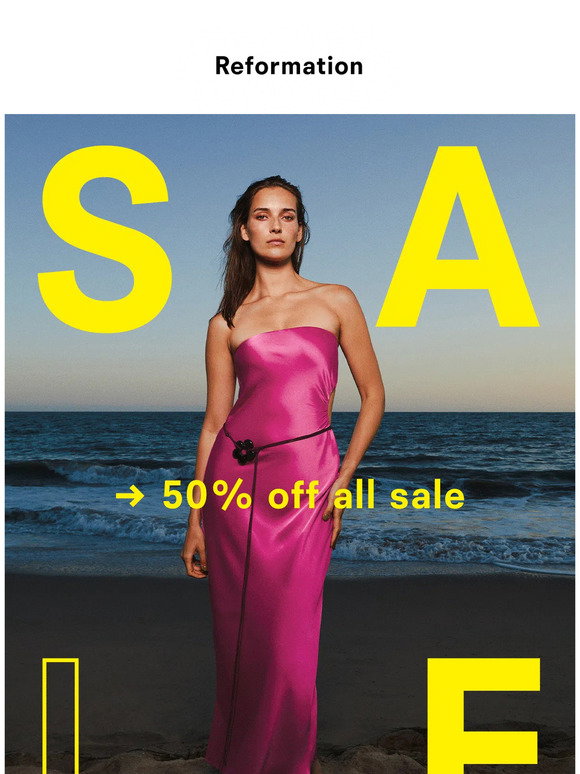 Reformation Email Newsletters: Shop Sales, Discounts, and Coupon Codes