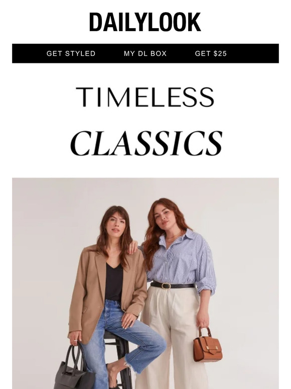 DailyLook: Your Wardrobe is Timeless 🕰 | Milled