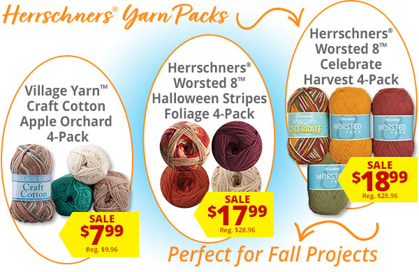 Herrschners: Don't miss this! Get ready for Fall with over 300 yarns ...