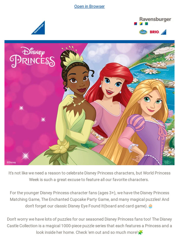 Ravensburger: Celebrate World Princess Week with Ravensburger! | Milled