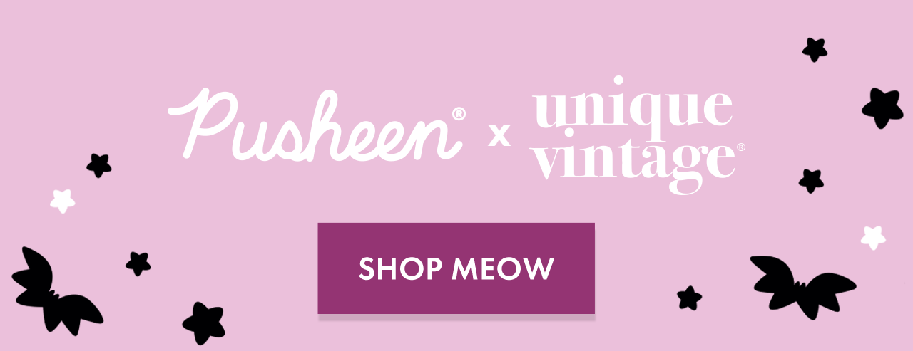 Unique Vintage: Now Available: Pusheen x UV Halloween Collab | Milled