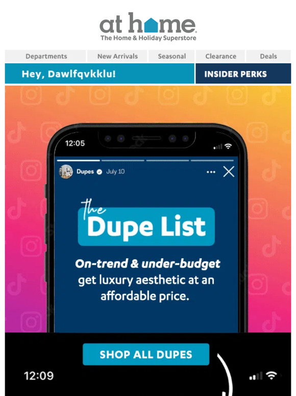 At Home: Dupes for the hottest trends right now...make it aesthetic but ...