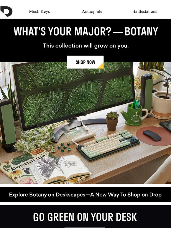 Drop: Bring Your Botany Major to Your Keyboard | Milled
