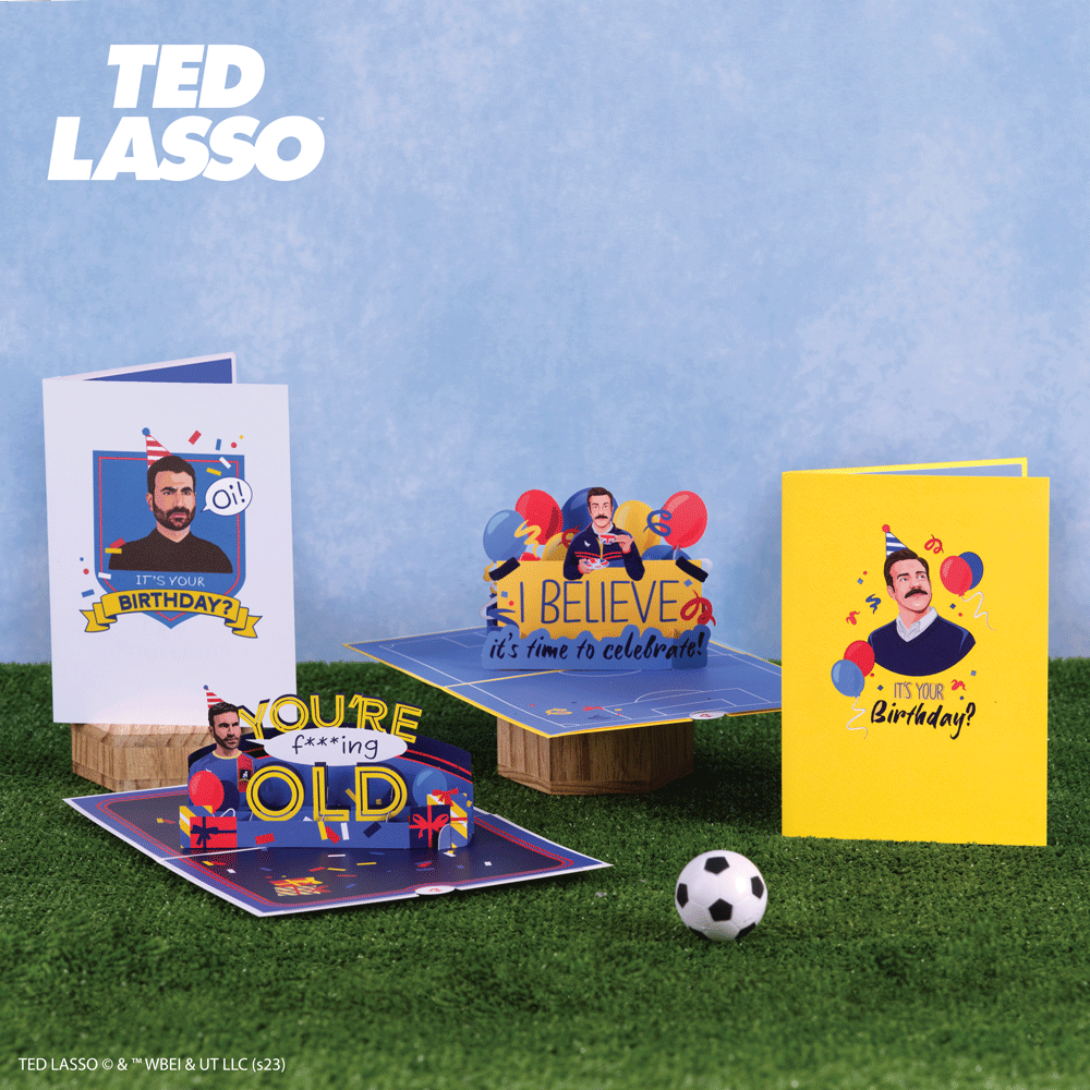 Lovepop: NEW | Funny Ted Lasso Birthday Cards | Milled