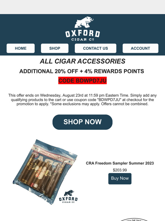 Oxford Cigar Company: , Enhance Your Cigar Ritual: Exclusive Cigar ...
