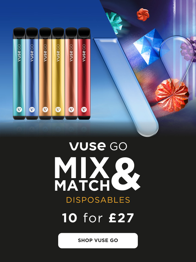 10 Motives: Vuse GO Disposables Mix & Match 10 for £27 | Milled