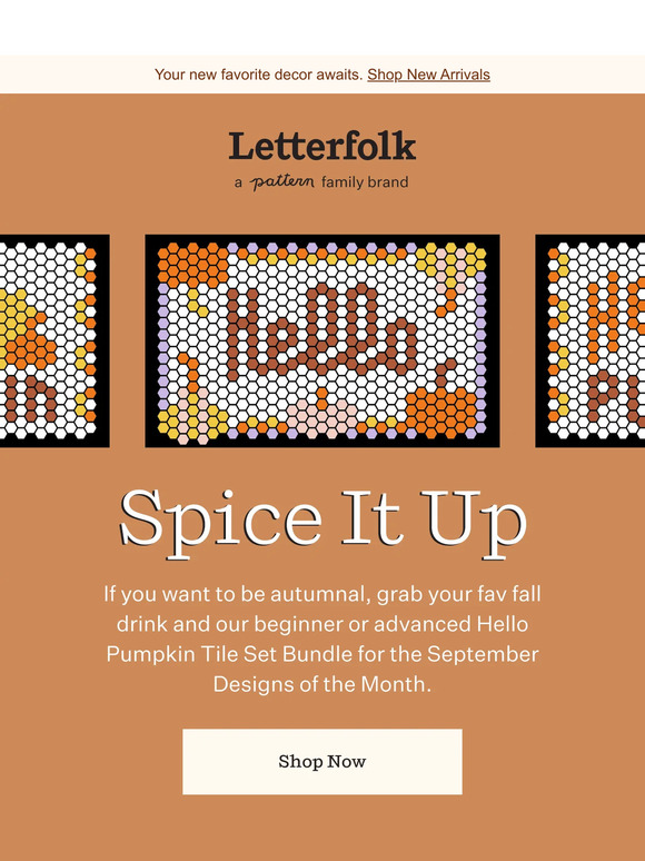 Letterfolk: We’re fall about the September Designs of the Month 🍂 | Milled