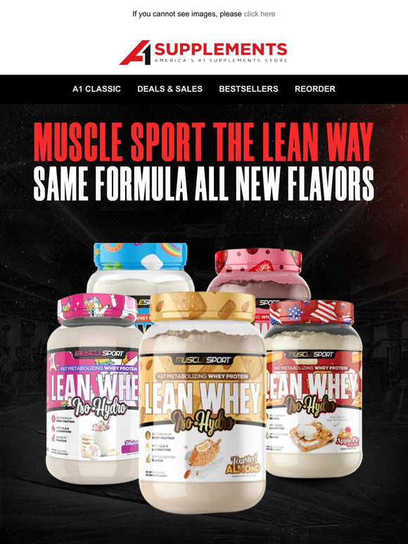 A1Supplements: Introducing: The All New Musclesport! | Milled
