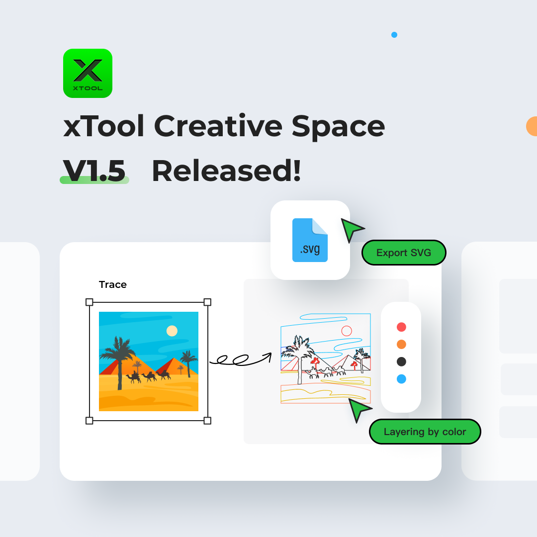 xTool: Software Update | Free xTool Creative Space Software PC V1.5 ...