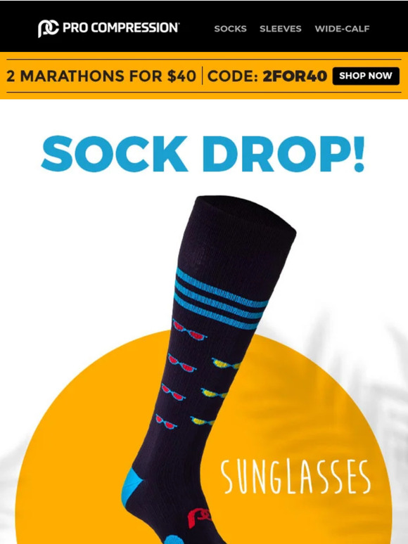 PRO Compression: 😎 You’ll never forget your shades with this new Sock ...