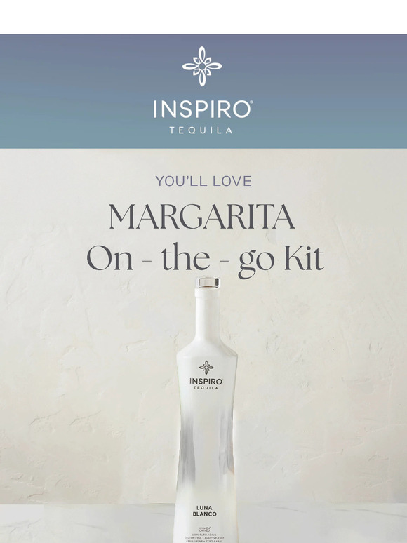 Inspiro Tequila: Quick, Easy & Ultra-Premium: Margarita Kit | Milled