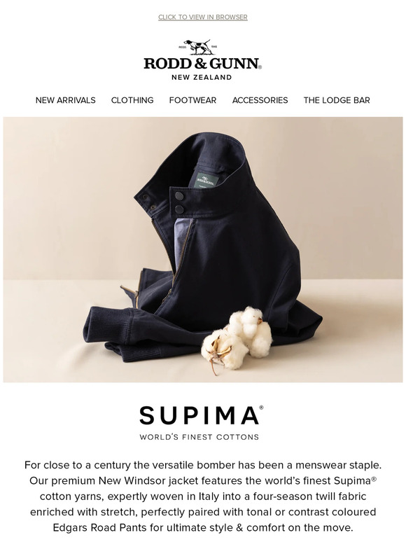 Rodd & Gunn: Introducing the New Windsor Bomber Jacket | Milled